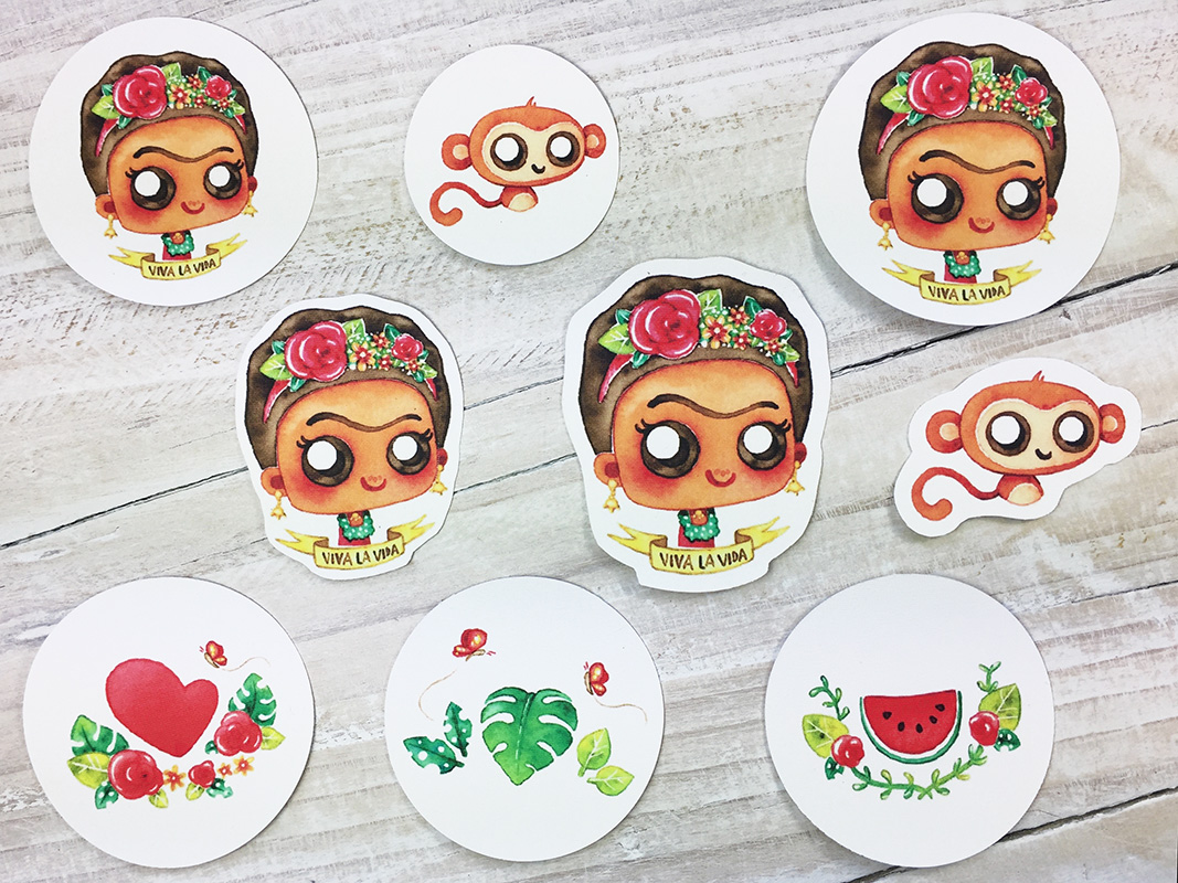pegatinas de Frida