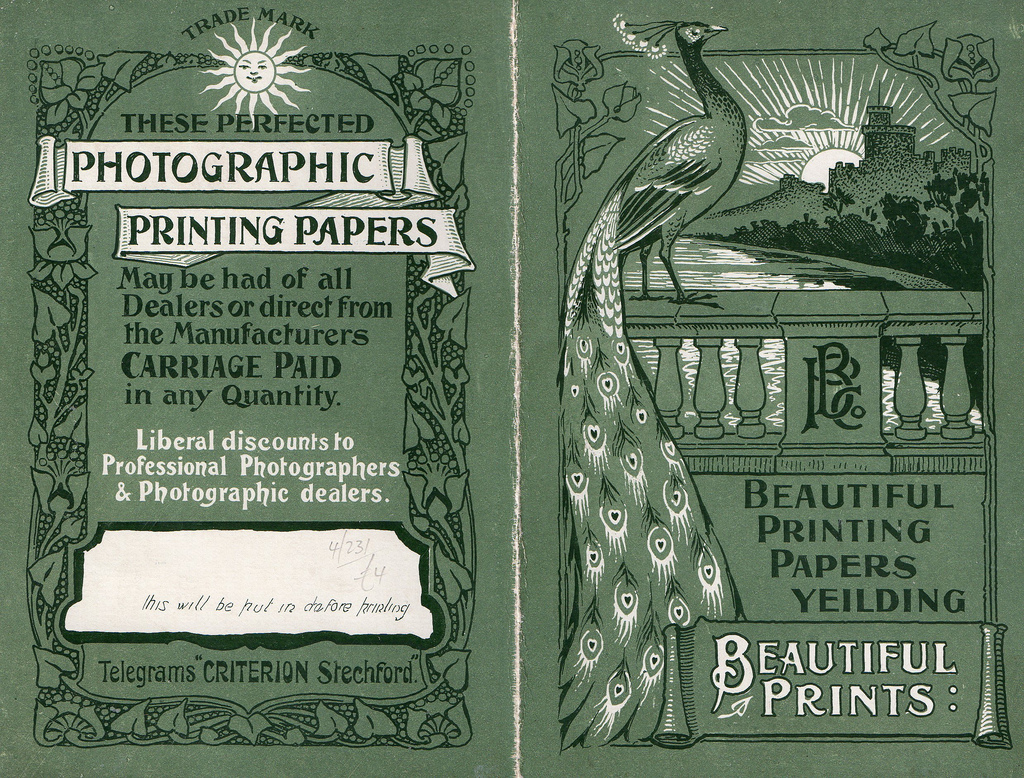 PEACOCK'S GARDEN: Beautiful Printing Papers Co.