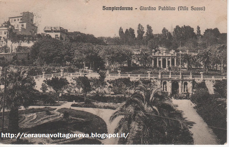 C'ERA UNA VOLTA GENOVA : Sampierdarena - I Giardini di Villa Imperiale ...