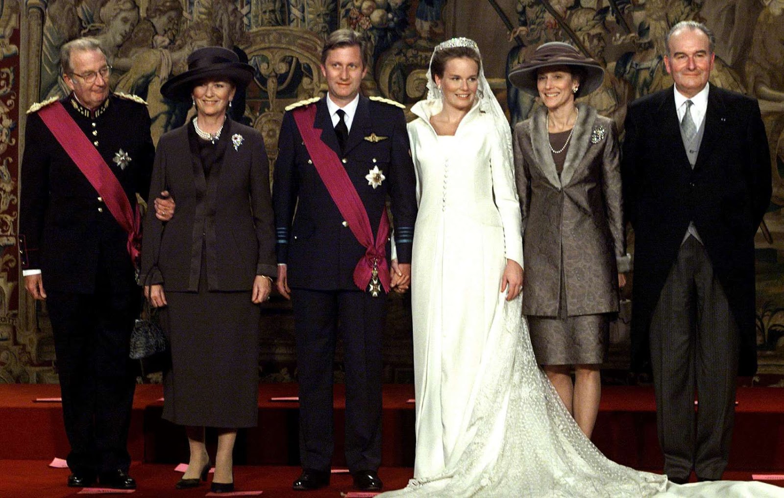 Queen Mathilde: Wedding Day: Group Photos