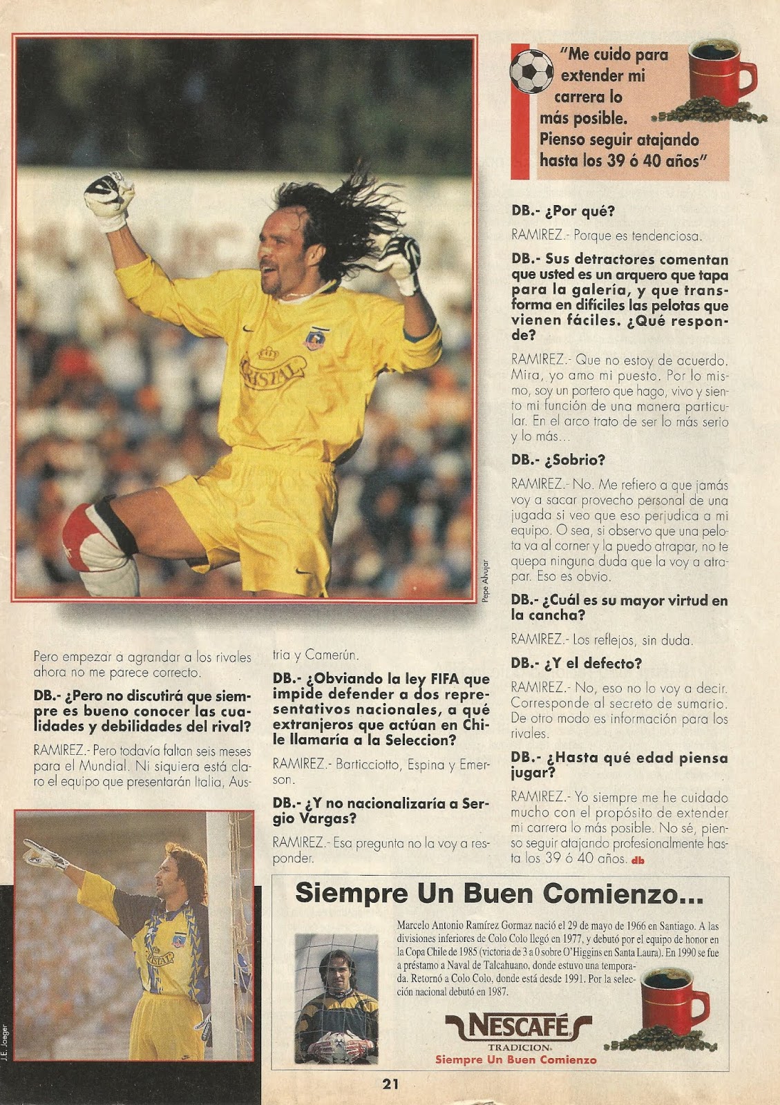 Partidos de la Roja: Marcelo Ramírez