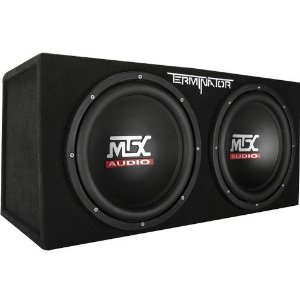 ## MTX Audio Terminator Series TNE212D 1200 Watt Dual 12" Sub Enclosure ...