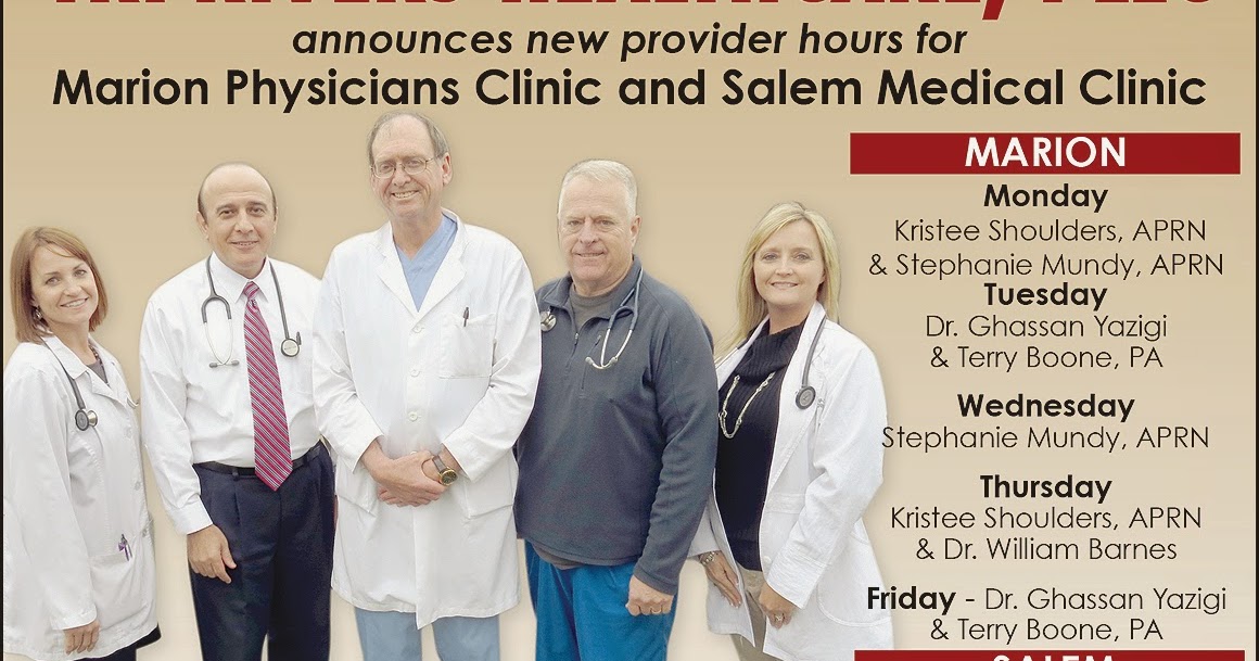 The Press Online: Tri-Rivers Schedules: Marion and Salem