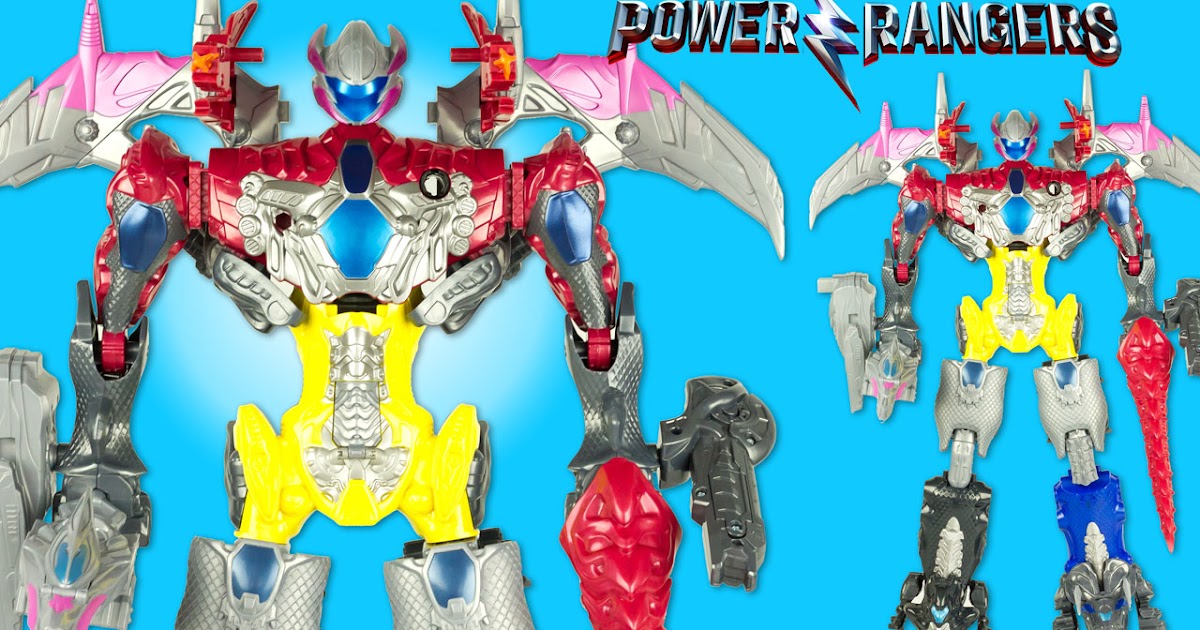 Super Héros Et Compagnie: Power Rangers Megazord construit avec 5 Zords ...