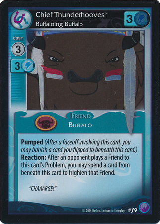 MLP Chief Thunderhooves, Buffaloing Buffalo CCG Cards | MLP Merch
