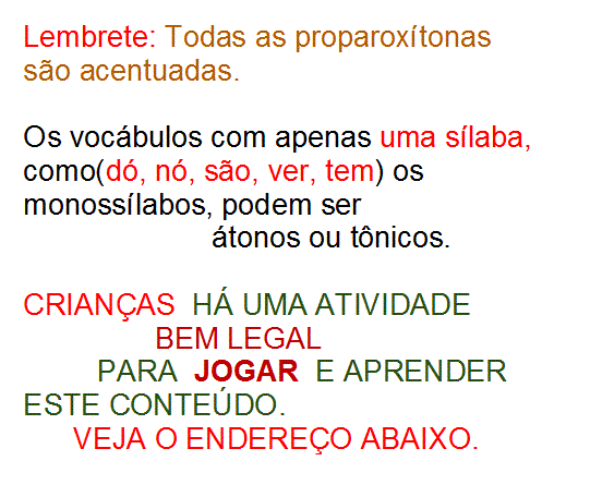Prof. Sheila da Vitorino: SÍLABA E TONICIDADE
