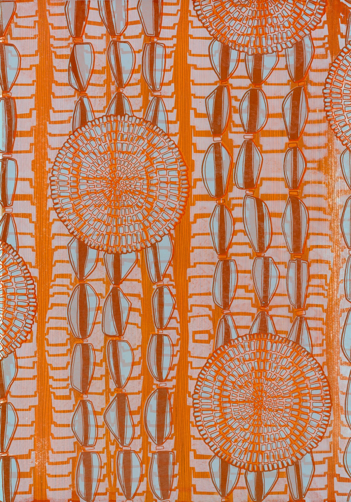 Tangerine Triangles: Screen Printing