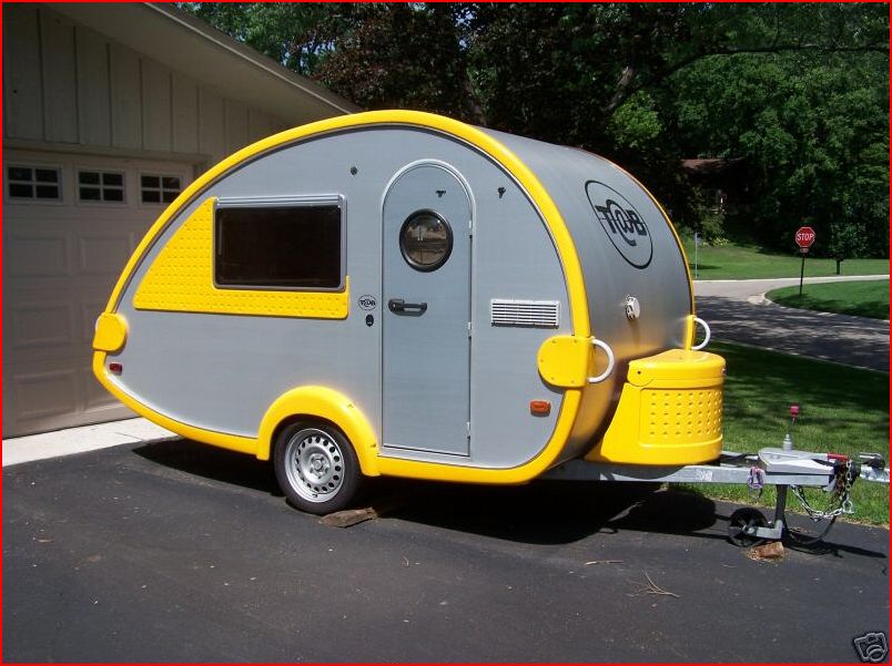 TEARDROP T@B Clamshell Trailer RV Camper MINN | pines