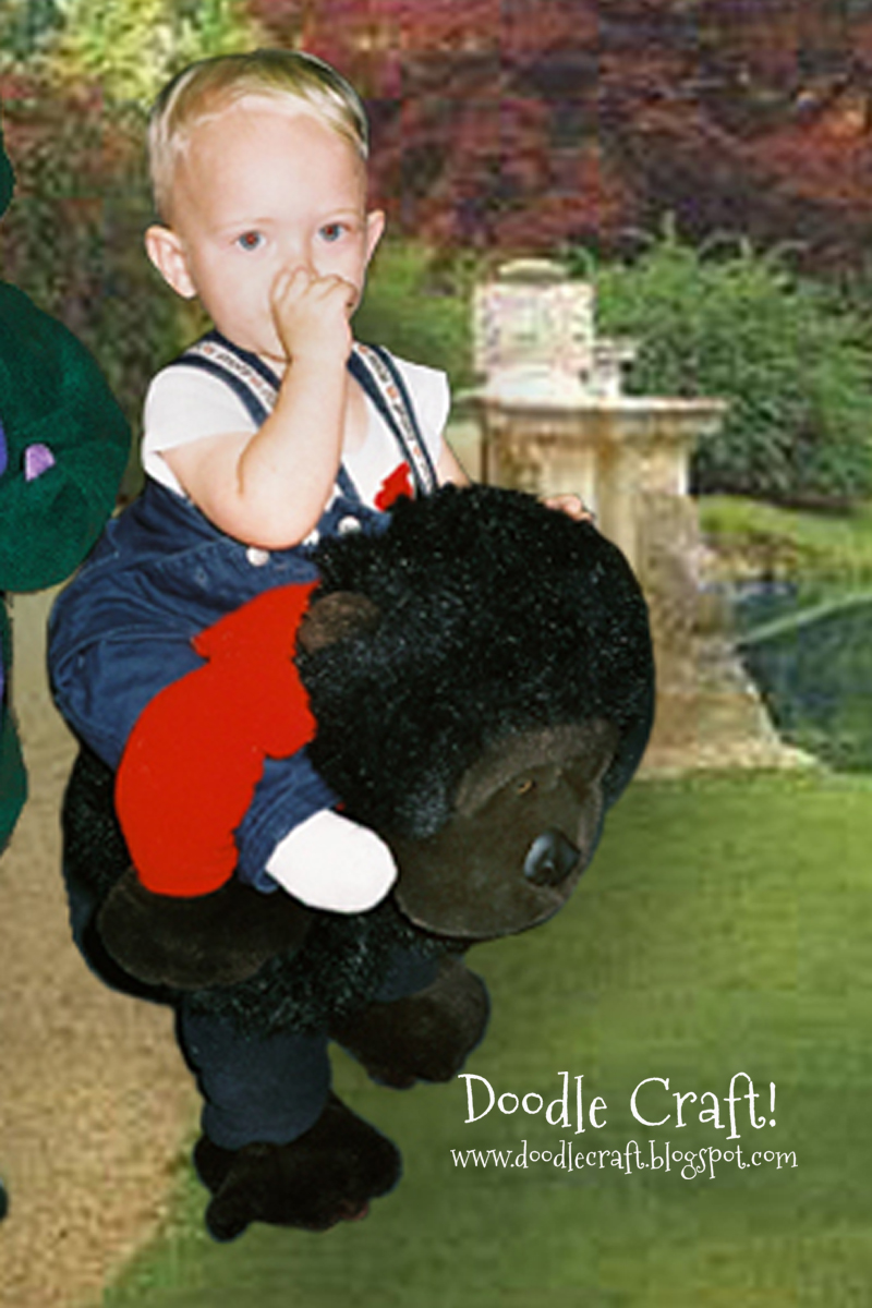 Easy Monkey Piggy-Back-Ride Costume!