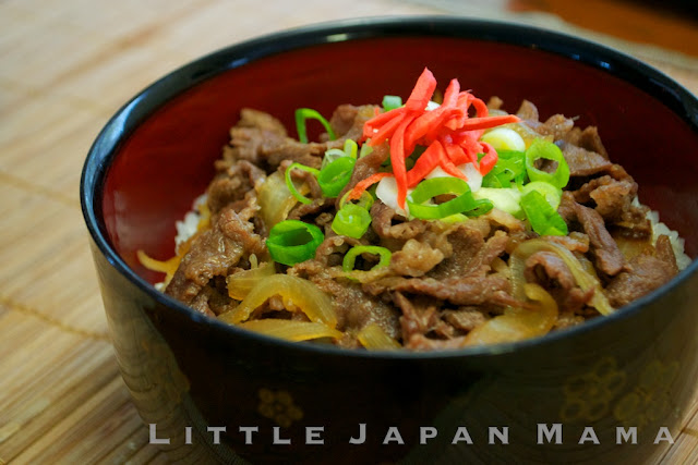 little japan mama : Gyudon Recipe