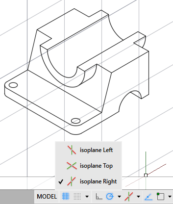 What New in AutoCAD?: Isometric Line Grid