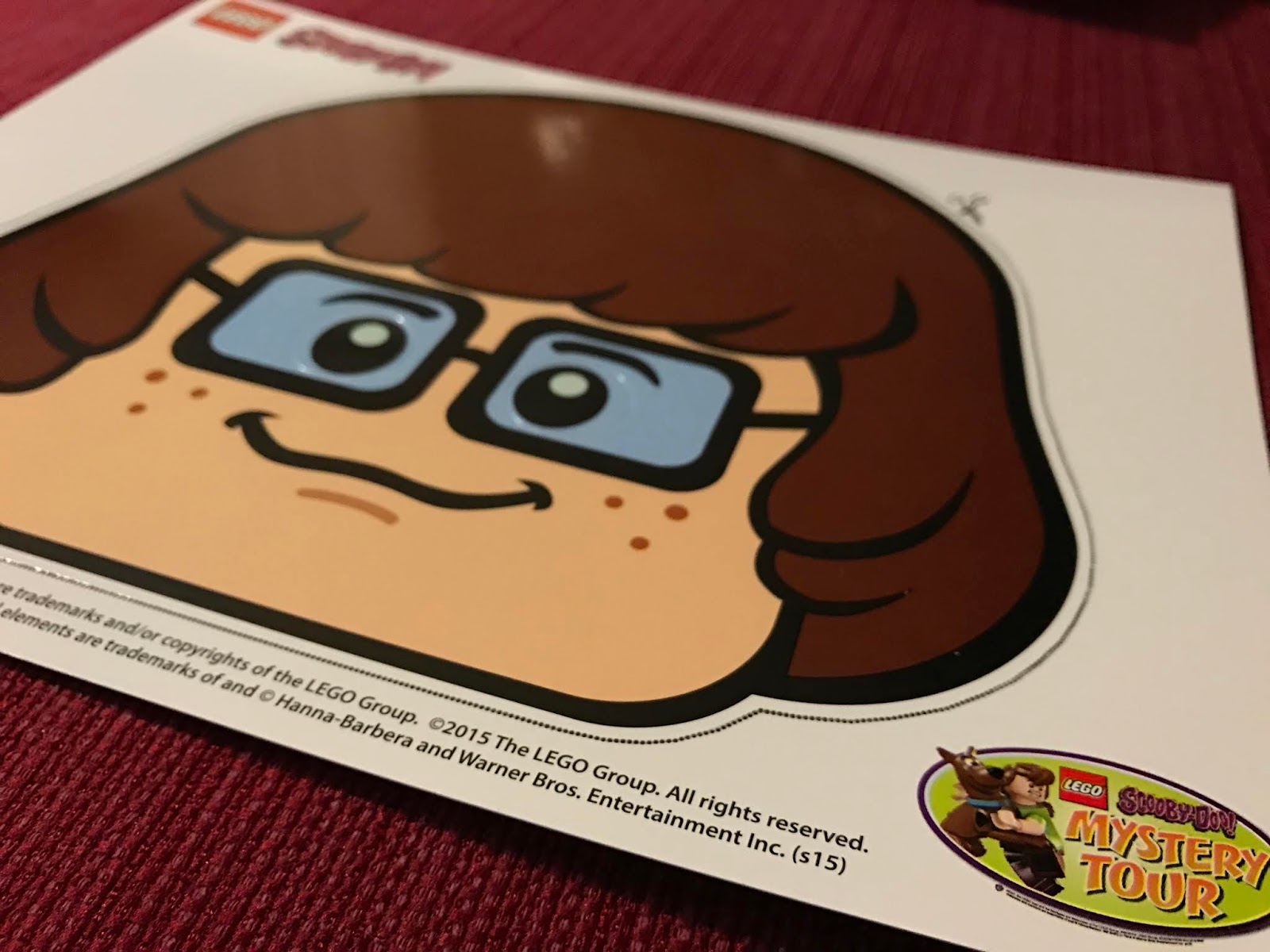 ScoobyAddict's Blog: My Scooby Stuff - Day 334 - Velma Paper Mask