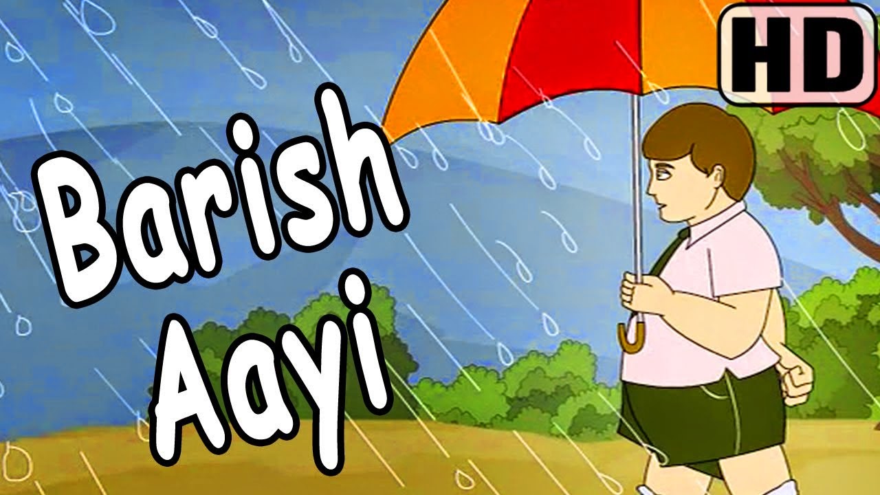 kidspoemslover: Barish Aayi Cham Cham the famous poem in all kids
