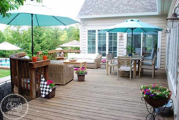 Sweet Chaos Home: All Decked Out: An Outdoor Room