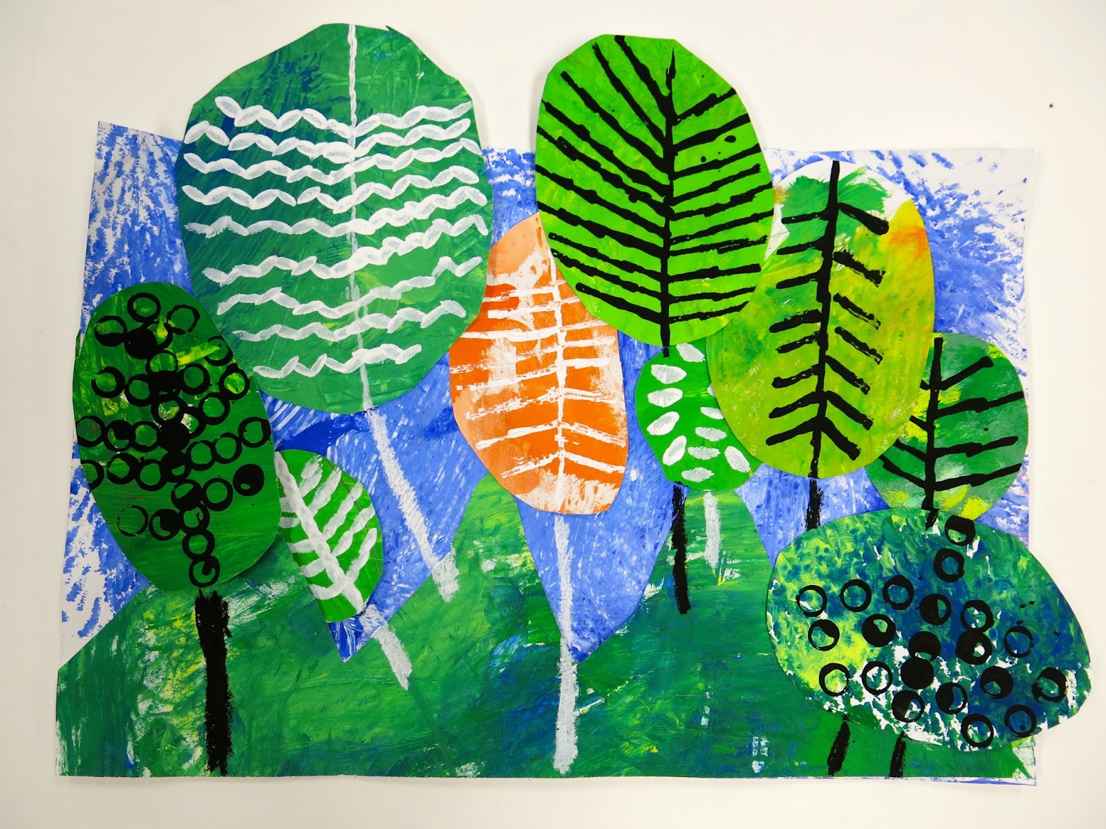 Cassie Stephens: In the Art Room: First Grade Landscapes