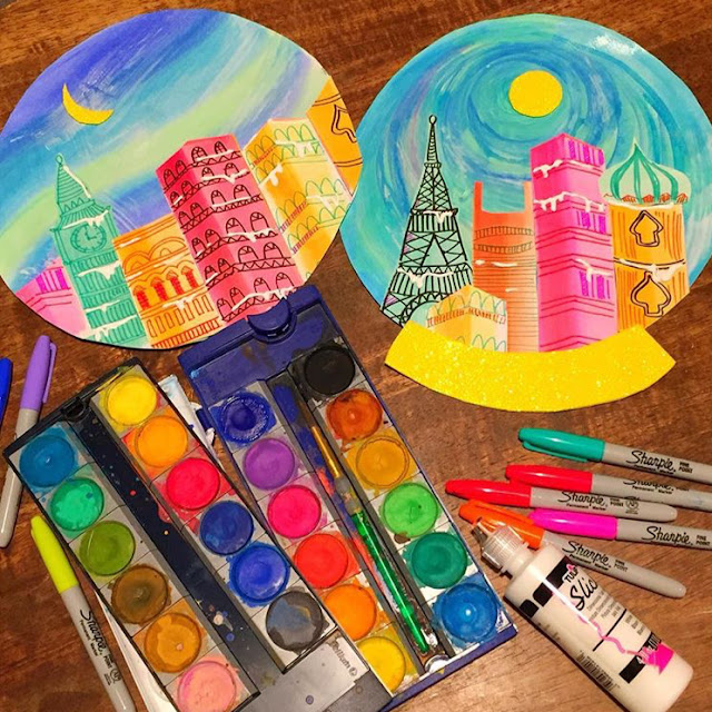 Cassie Stephens: art lesson