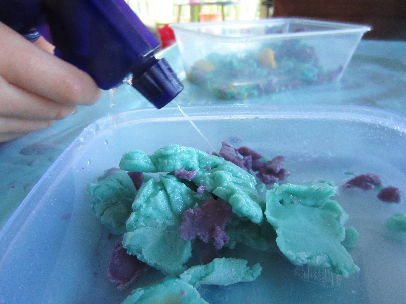 Learn with Play at Home: Dried Play Dough & Water. Invitation to Play ...