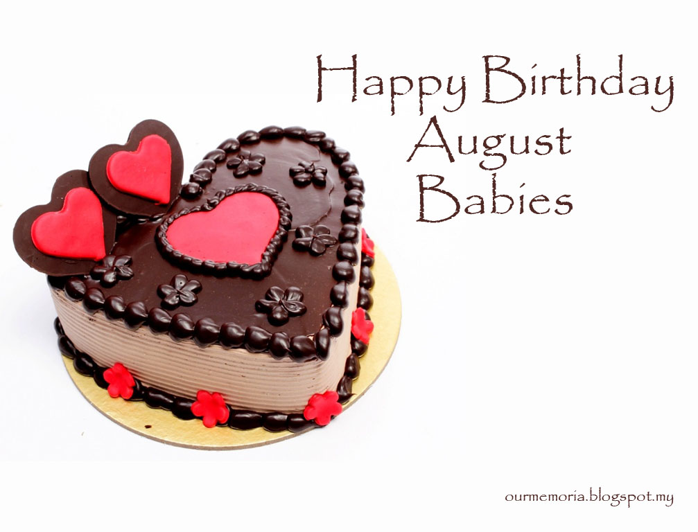 Happy Birthday August Babies