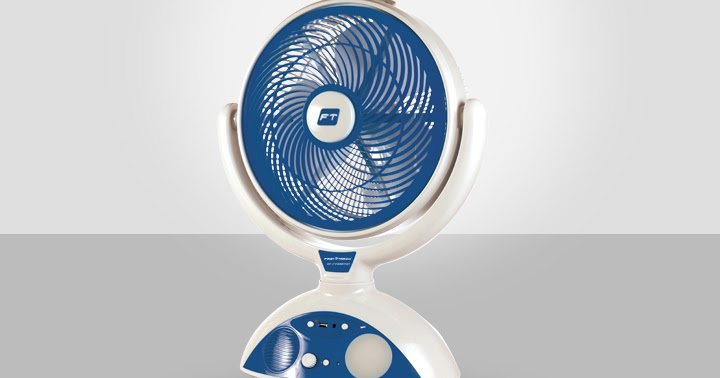 Fast Track Dubai | Fast Track Rechargeable Fans - RF-COMFORT BLUE