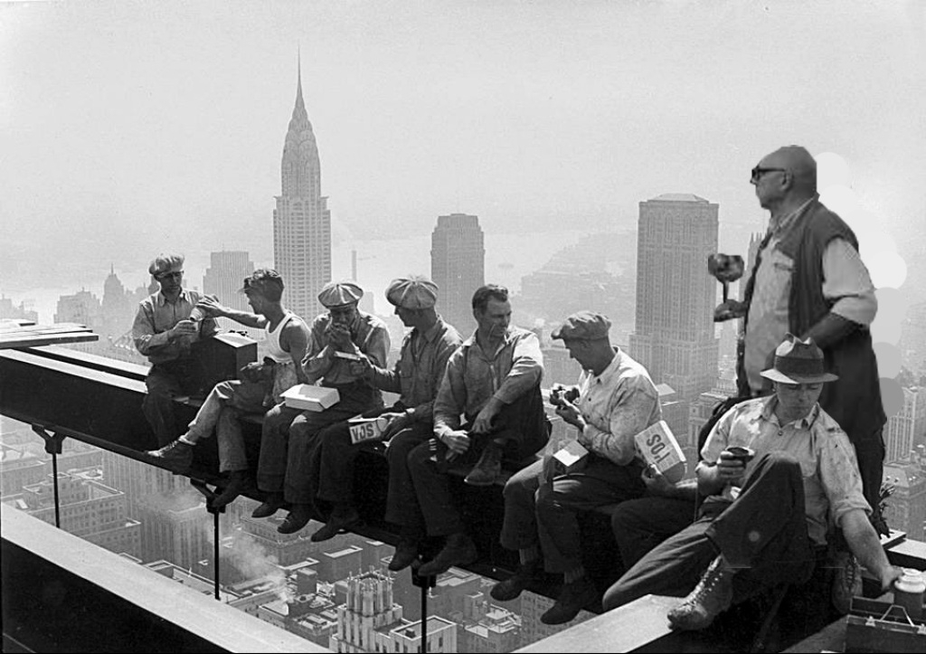 Random Musings: Lunch Atop A Skyscraper by Charles C. Ebbets