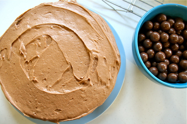 .Little brothers choc-malt birthday cake. • Make It Perfect