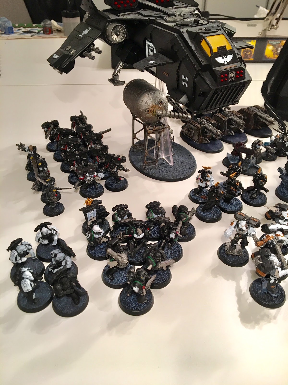 Index Astartes: Raven guard army showcase.