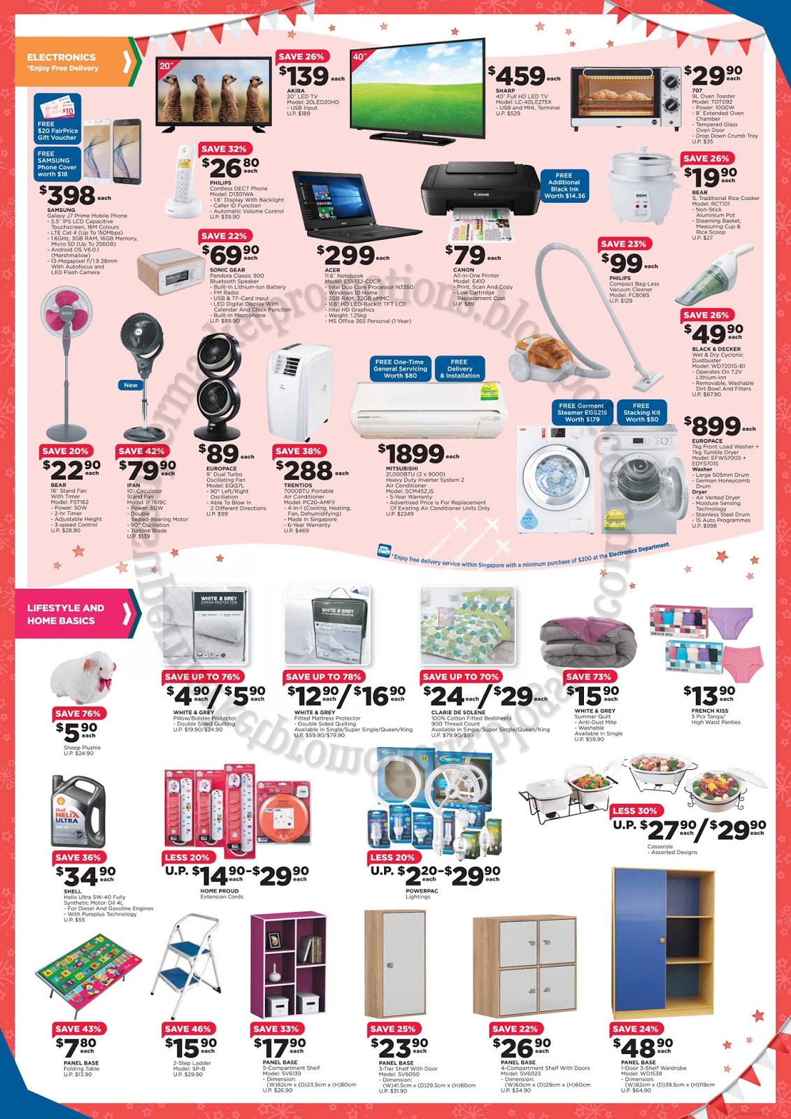 NTUC FairPrice Xtra Electronics and Home Essentials Promotion 27 July ...