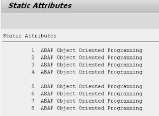 ABAP : ABAP – Classes