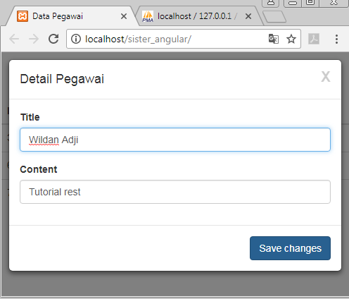Tutorial RESTFul Web Service Menggunakan Lumen Laravel Dan AngularJs (Client)
