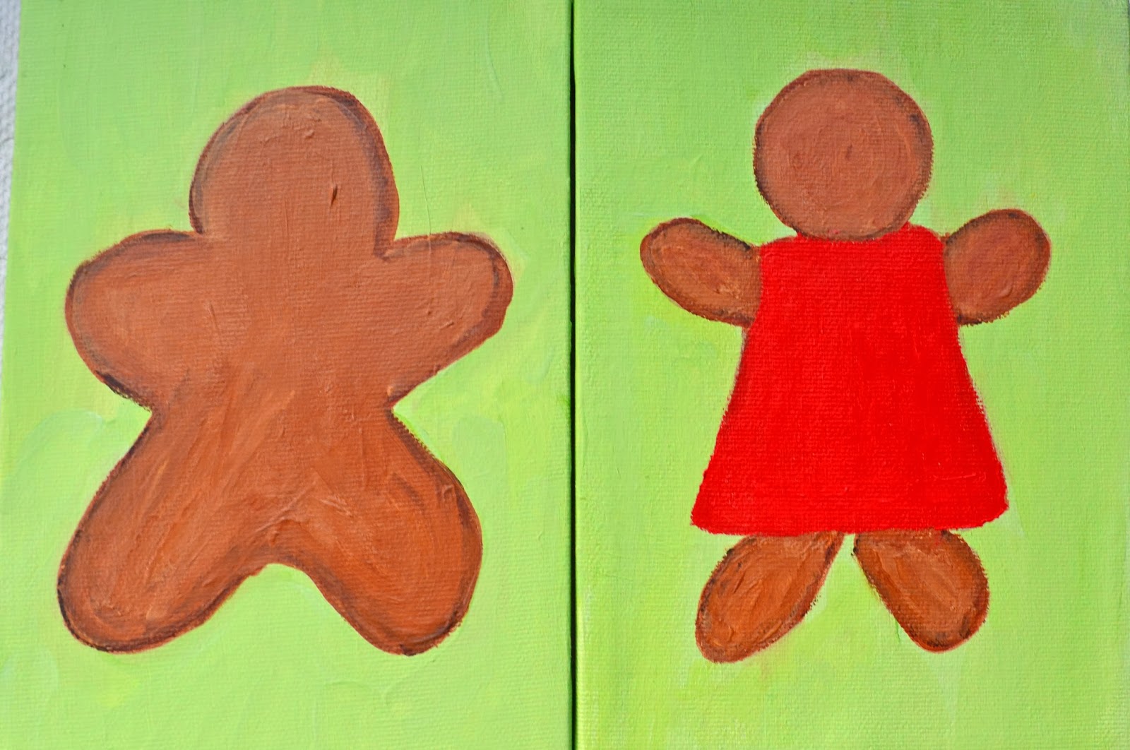My Painted Garden: Baking Gingerbread Men for Art 101 Inspirations