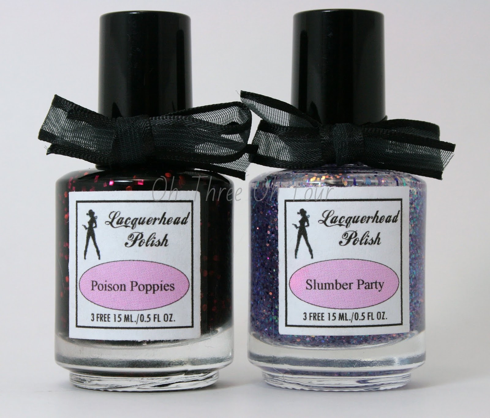 Oh Three Oh Four: Lacquerhead Polish Poison Poppies and Slumber Party ...