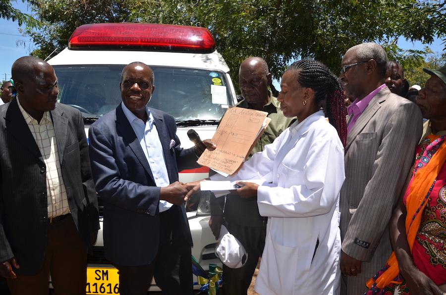 Muhongo akabidhi gari la wagonjwa la kisasa jimboni kwake - LEKULE