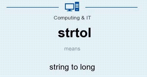 Arduino, C, C++ String to Long (strtol)
