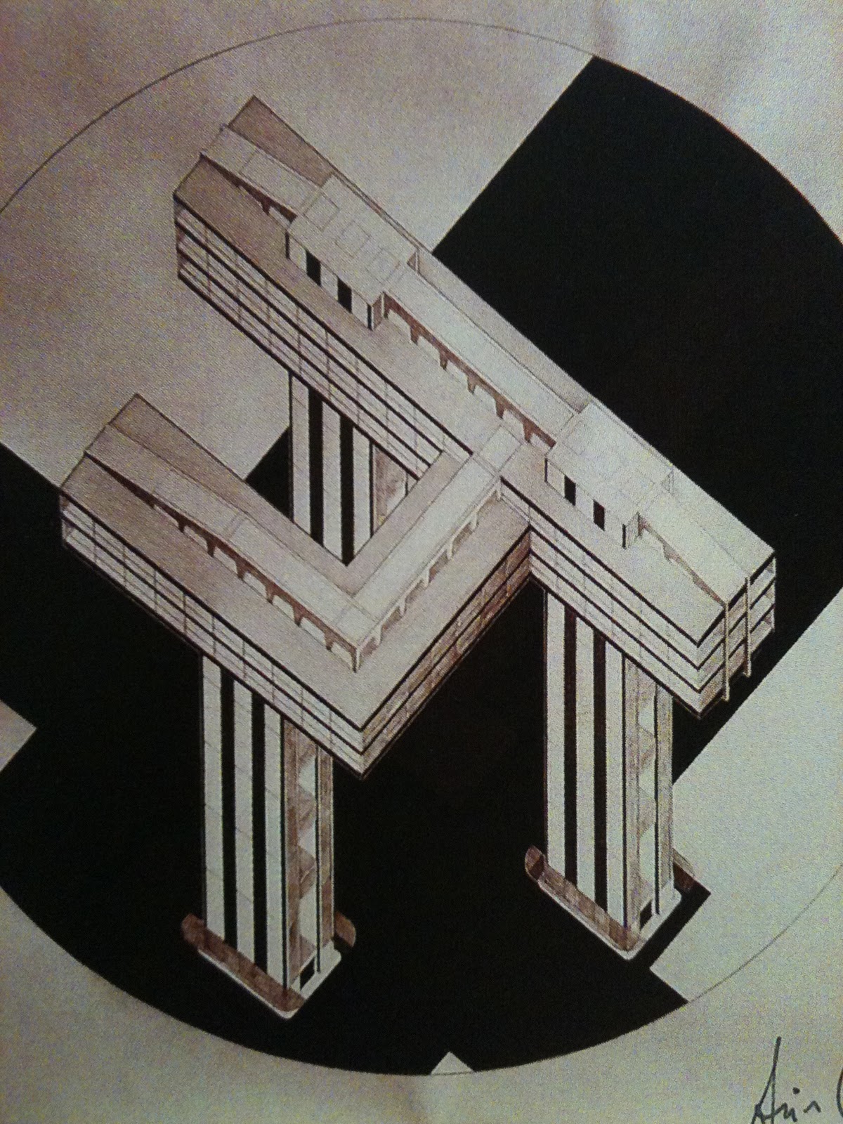 MONOCHROMATIC AXONOMETRIC: Constructivist Lissitzky