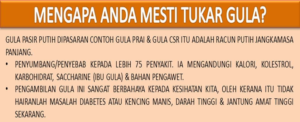 NANO CHEMOLE ABANG SAM: Gula Tebu Hitam Penawar Penyakit Kronik