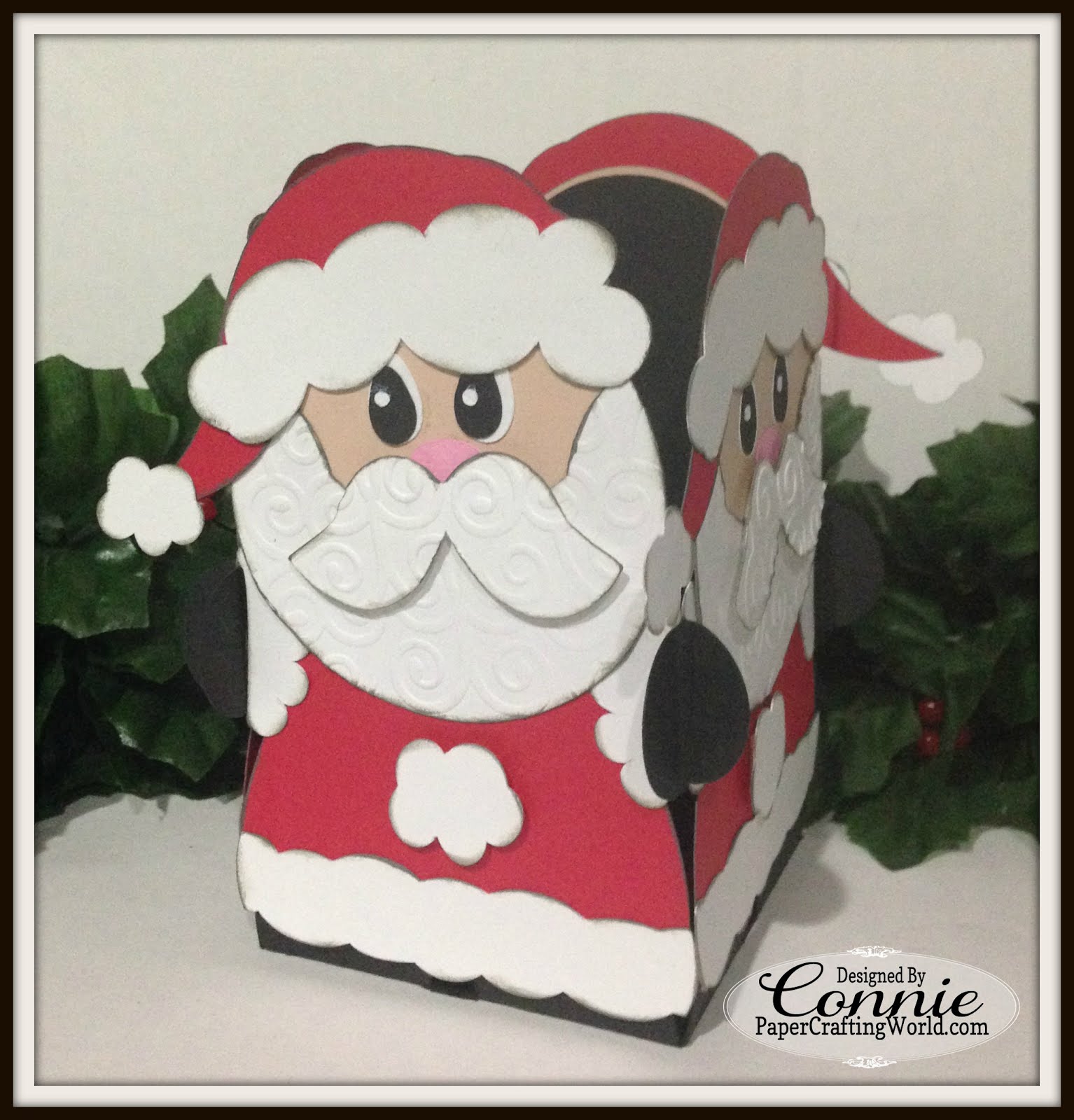 Connie Can Crop: Santa Box- Paper Crafting World