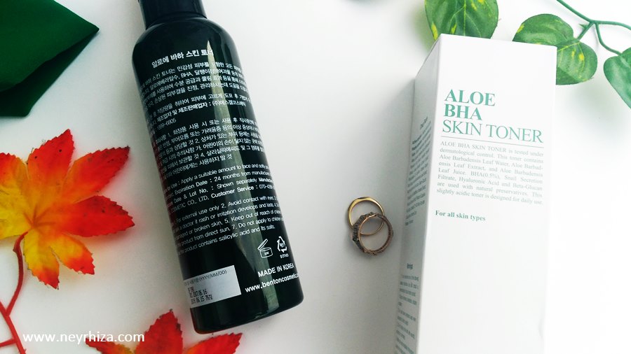 Review Benton Aloe BHA Toner. Benar Ampuh Hilangkan Komedo? | Sara ...