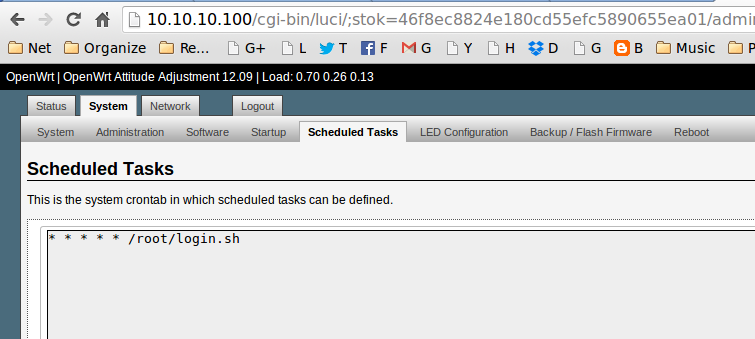 Automating web login using OpenWRT