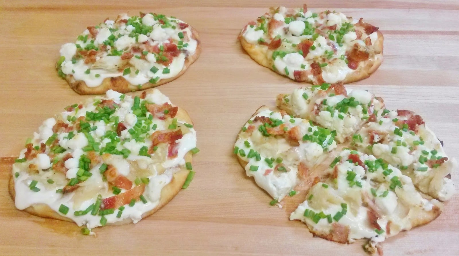 MEGOMANIA ... can you hear me now?: Saltfish and Goat Cheese Flammekueche