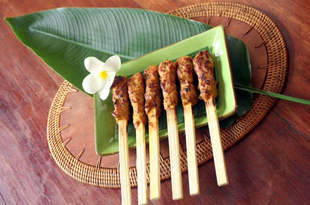 Minced Seafood Satay (Sate Lilit) | Bali Sauce
