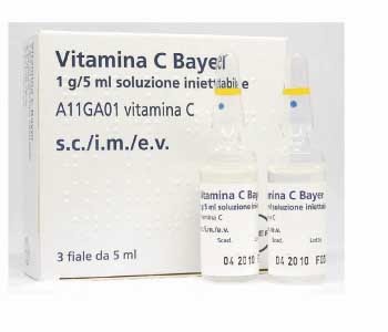 Injection of Anti Aging and Whitening: Laroscorbine Vitamin C (Bayer)