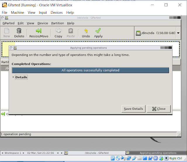 Resizing Ubuntu image in VirtualBox | My Public Notepad
