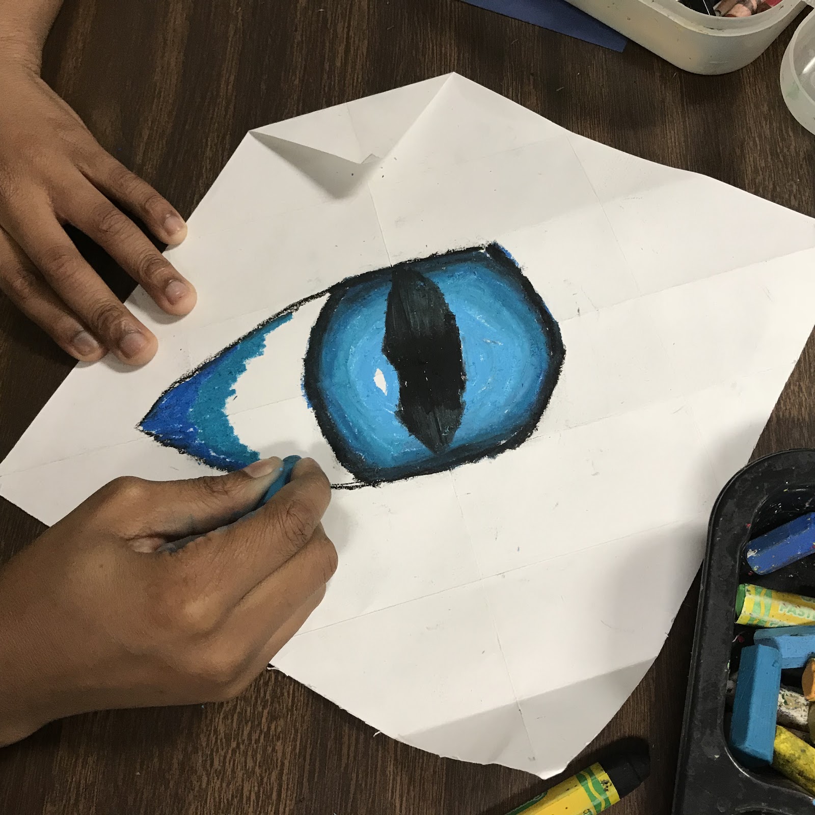 Elements Of The Art Room 5th Grade Origami Dragon Eyes elements-of-the-art-room-5th-grade-origami-dragon-eyes
