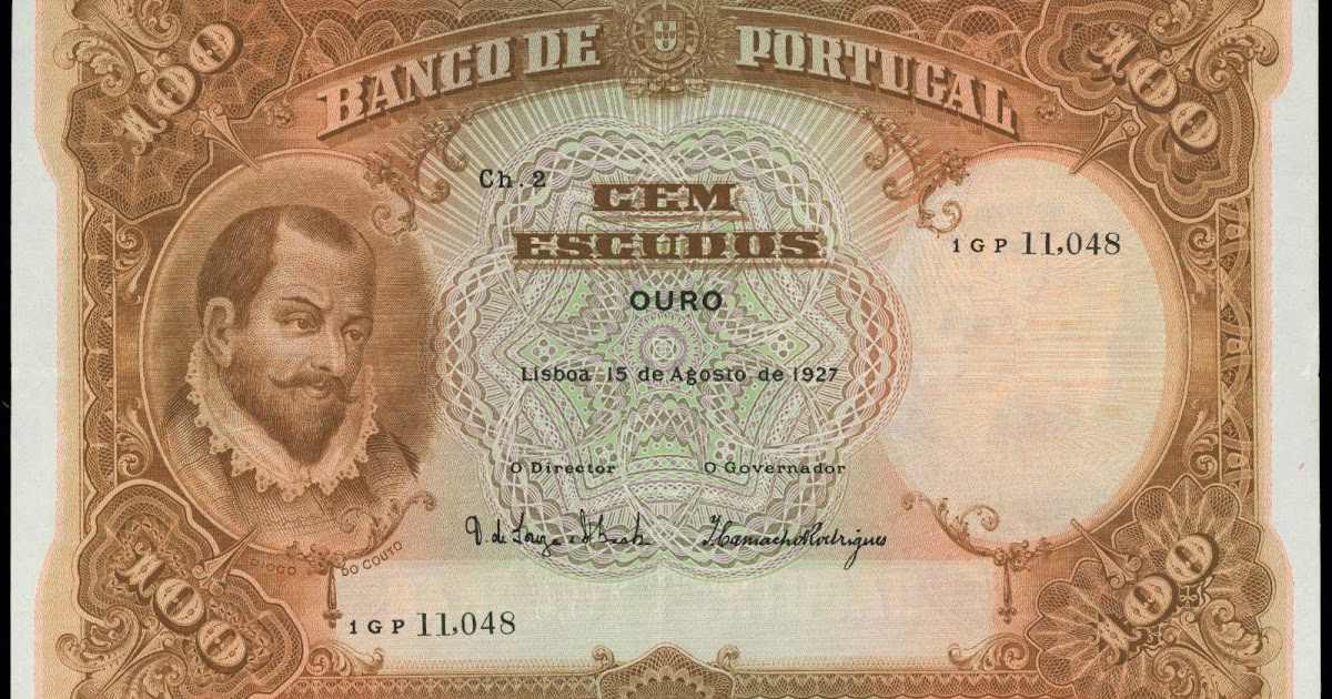 Portugal 100 Escudos banknote 1927|World Banknotes & Coins Pictures ...