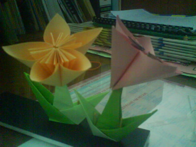 SHAZ NZ CRAFT: Bunga hasil Origami