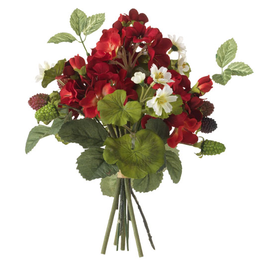 shelley b decor and more: RAZ Red Geraniums
