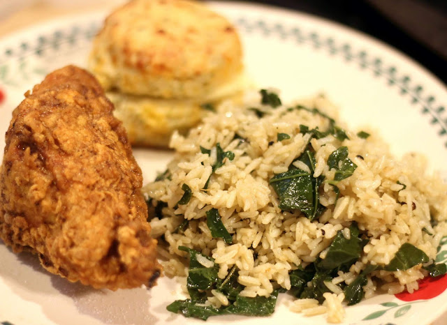 Cooking With Mary and Friends: Garlic Butter Rice with Kale