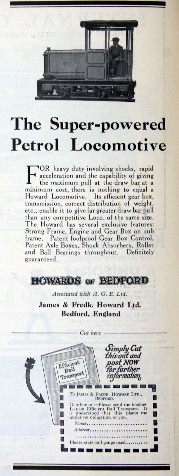 Howards of Bedford Plough and Britannia ironworks Research: I have found...