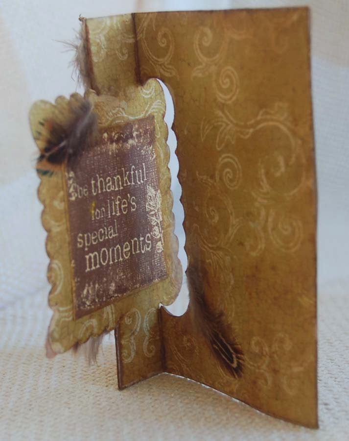 Lynn's Craft Blog: Pilgrim Thanksgiving Card Plus Centerpiece Idea