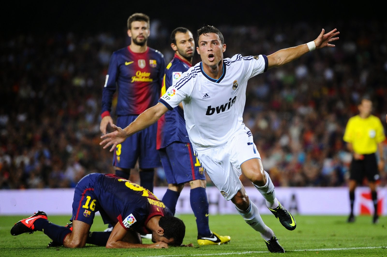 Cristiano Ronaldo (3-0) Champions League Jornada Cuartos de final (ida ...